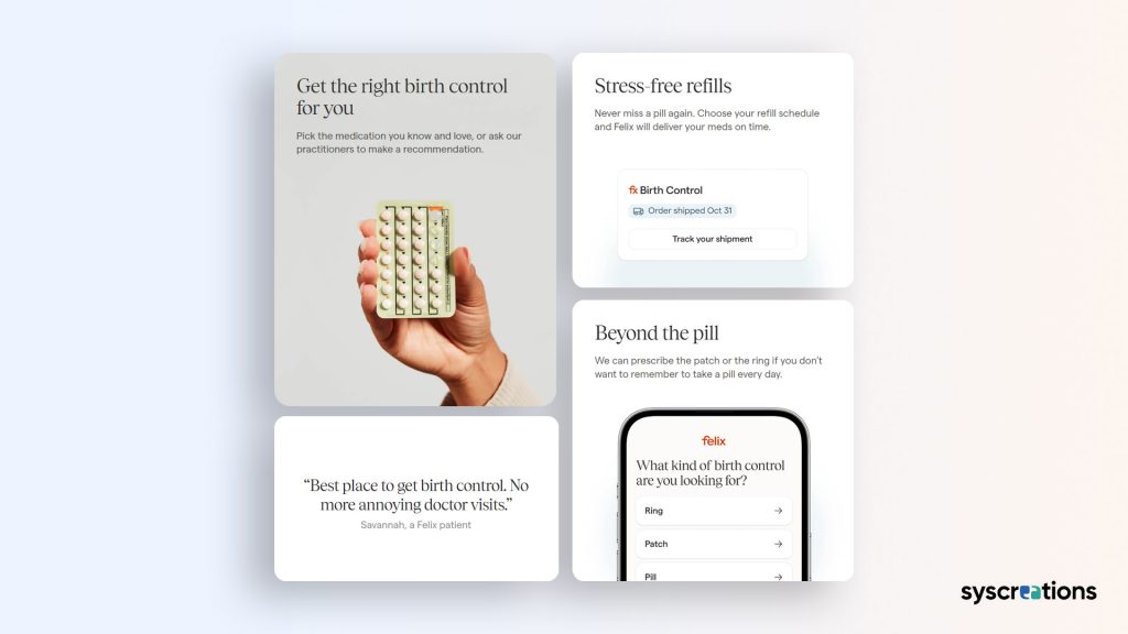 5 Key Features for a Top Birth Control App Like Felix Health